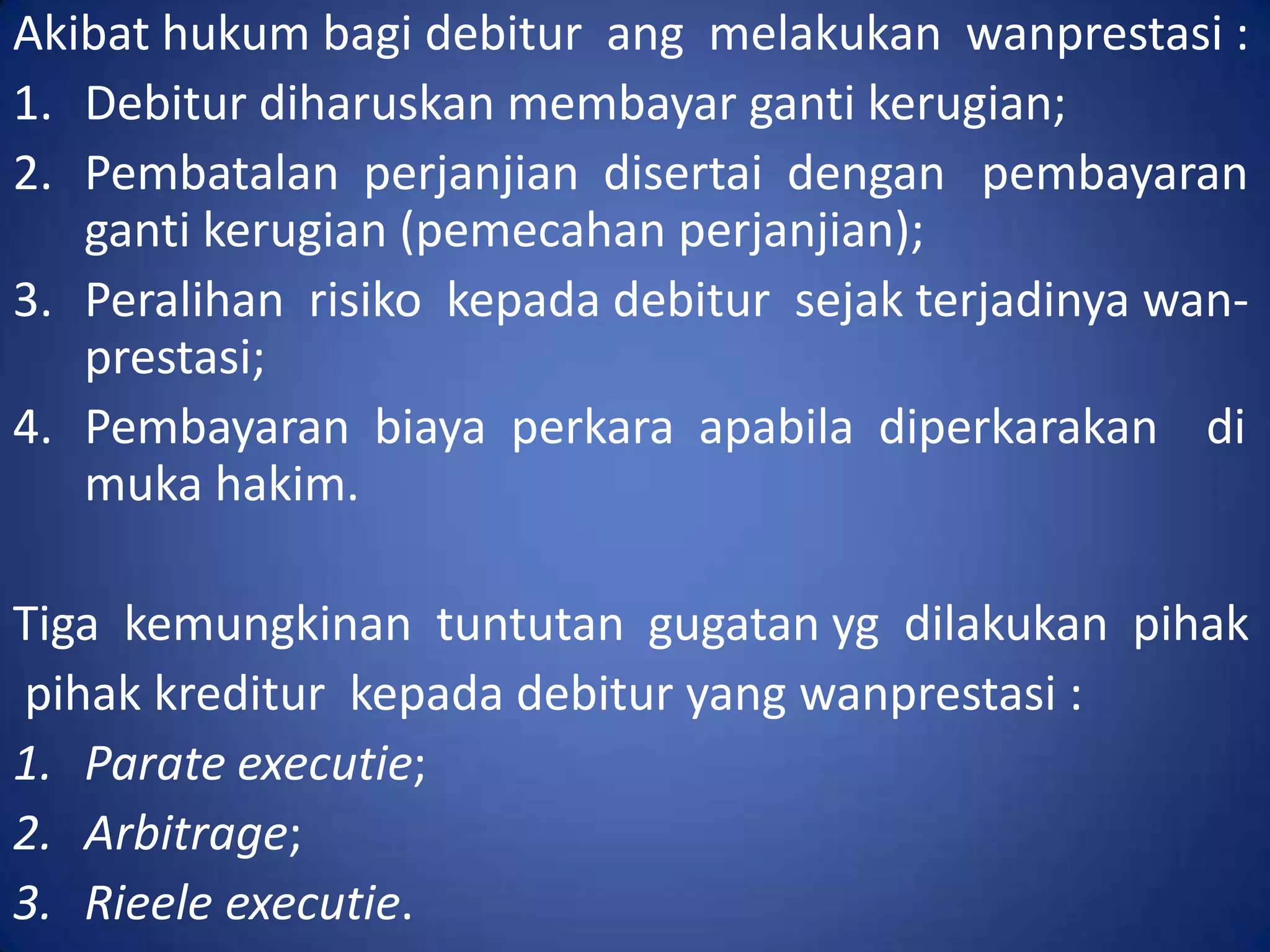 Hukum perikatan powerpoint1 | PPTX