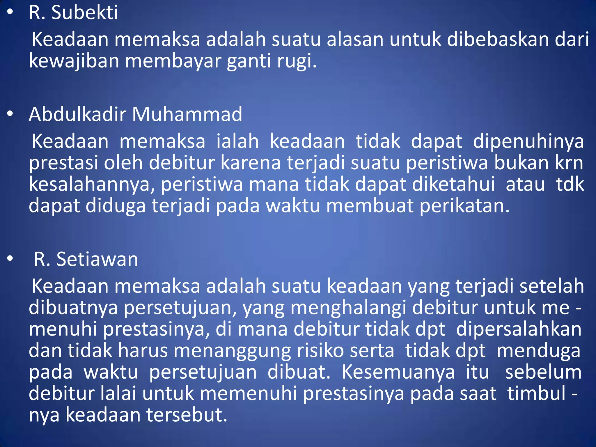 Hukum perikatan powerpoint1 | PPTX