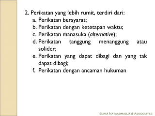 Hukum Perikatan utk PPA USAKTI | PPT