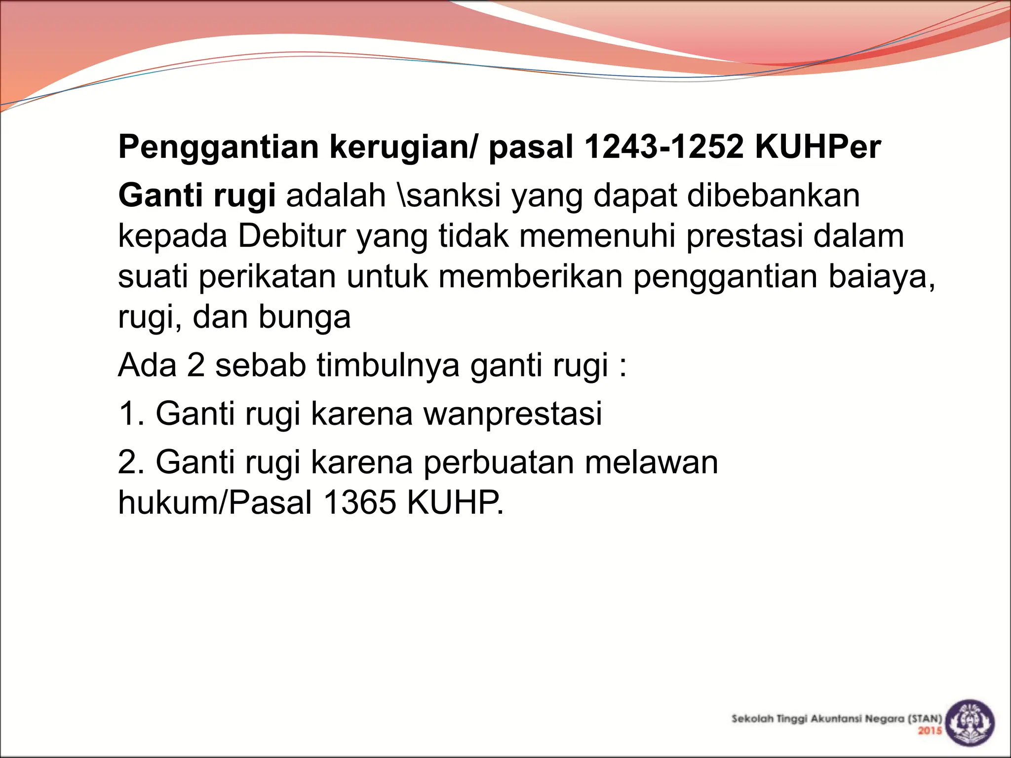 HUKUM PERIKATAN (revisi) presentation.ppt