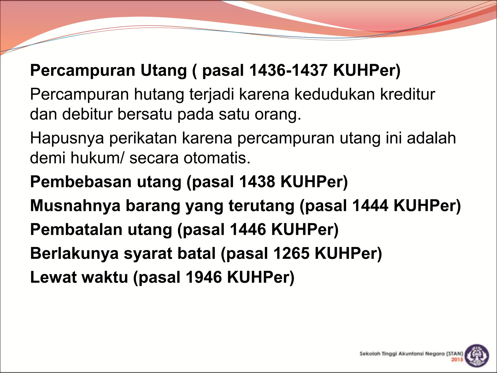 HUKUM PERIKATAN (revisi) presentation.ppt