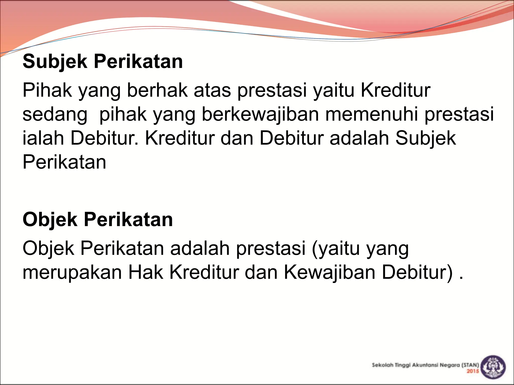 HUKUM PERIKATAN (revisi) presentation.ppt