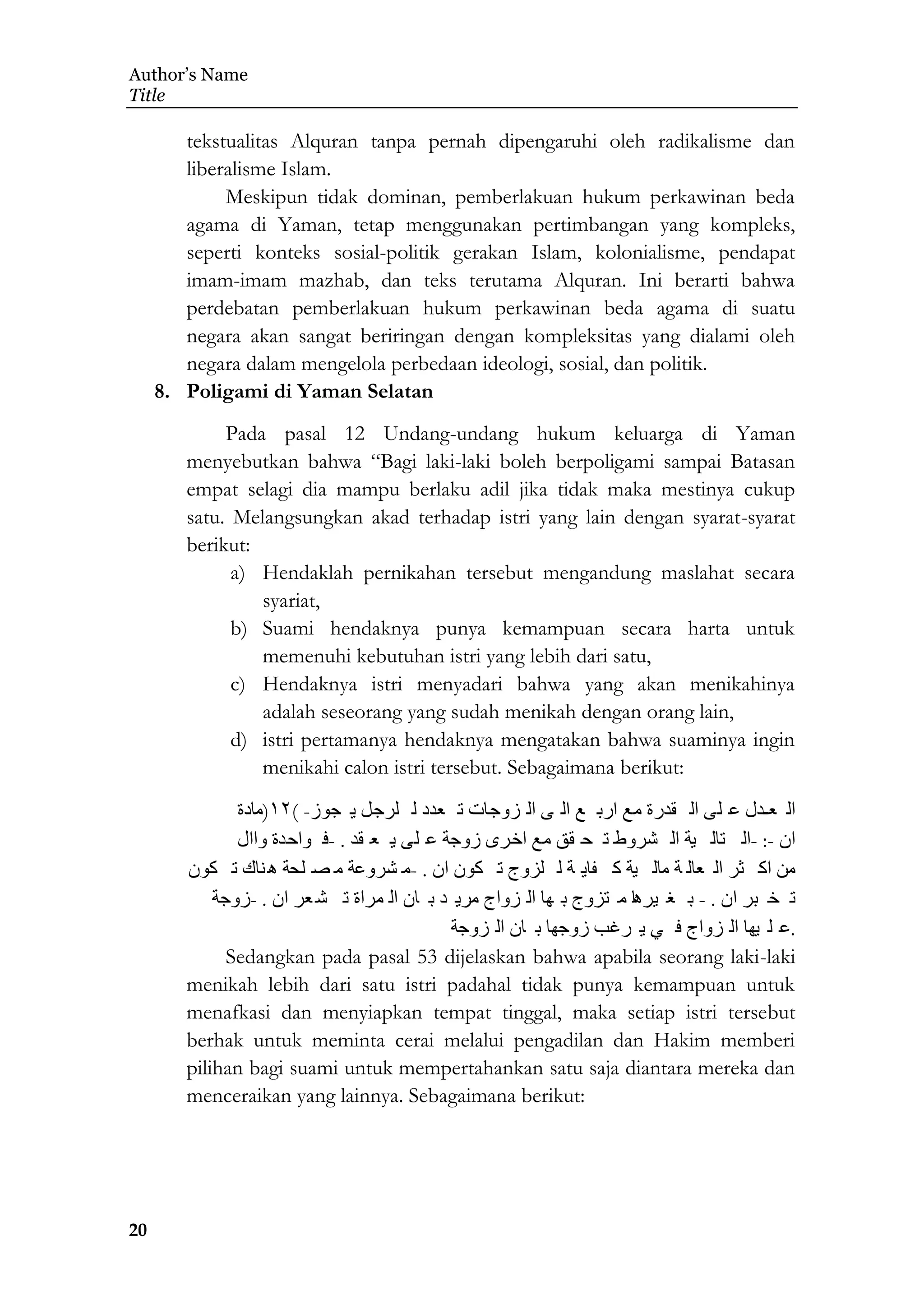 HUKUM PERKAWINAN DALAM TATA HUKUM YORDANIA DAN YAMAN SELATAN.docx