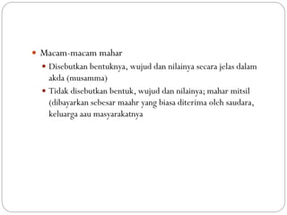 Hukum perkawinan islam euis n | PPTX