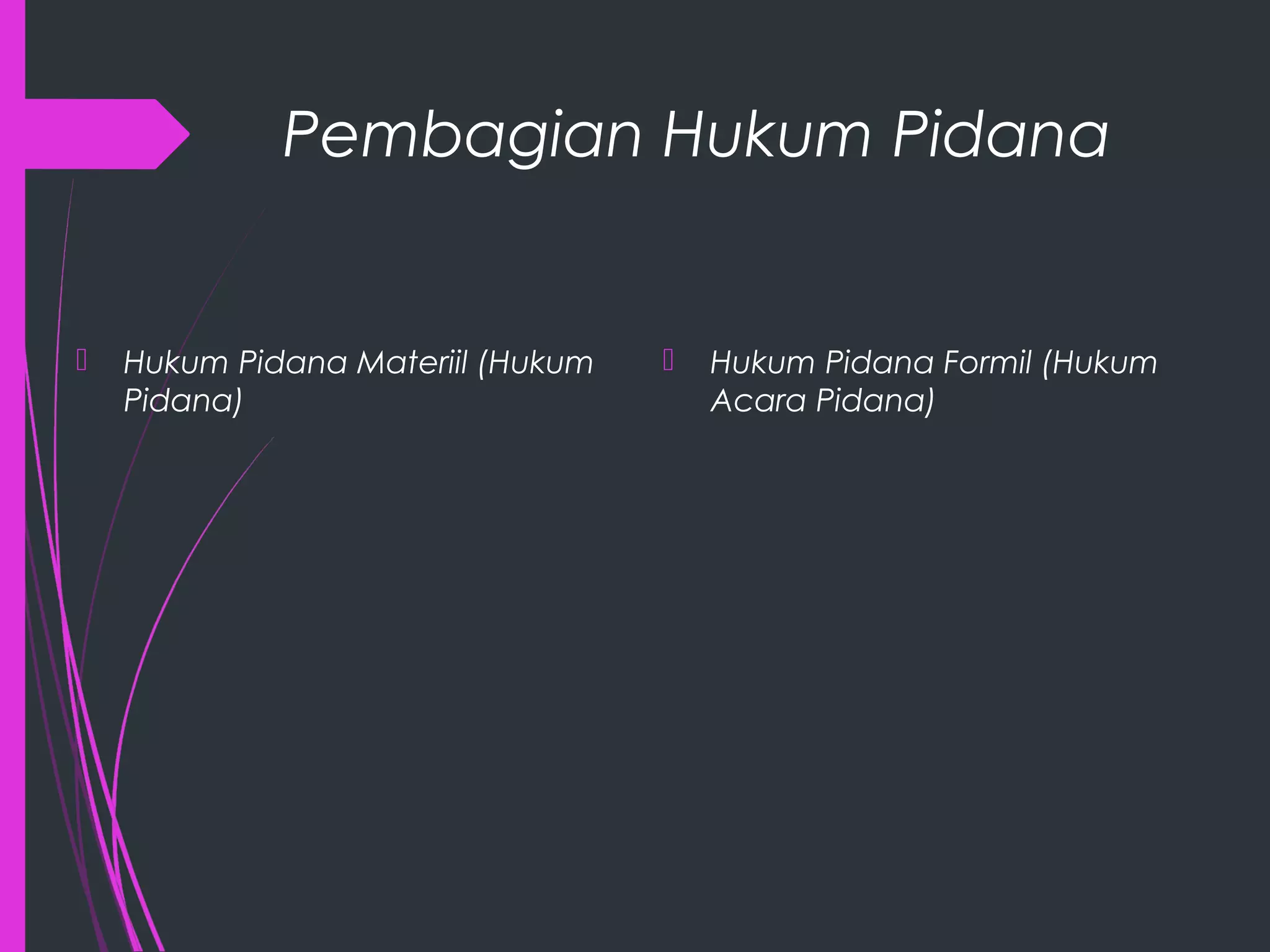 Hukum Pidana | PPT