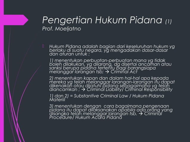 Hukum Pidana | PPT