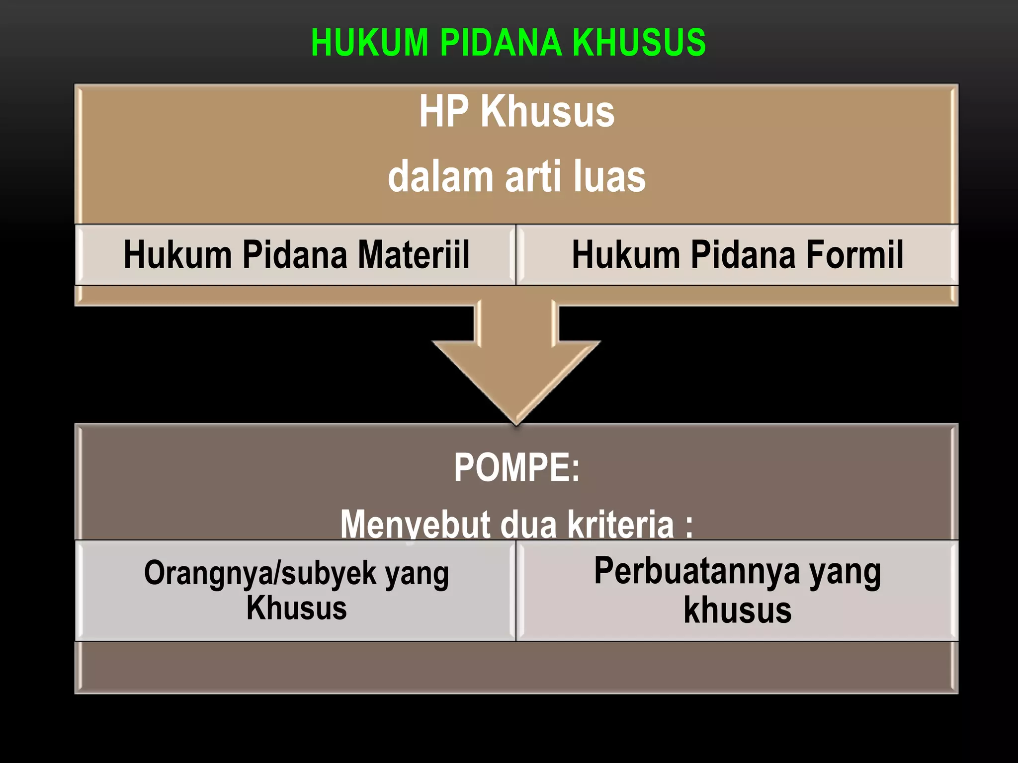 Hukum pidana khusus | PPTX