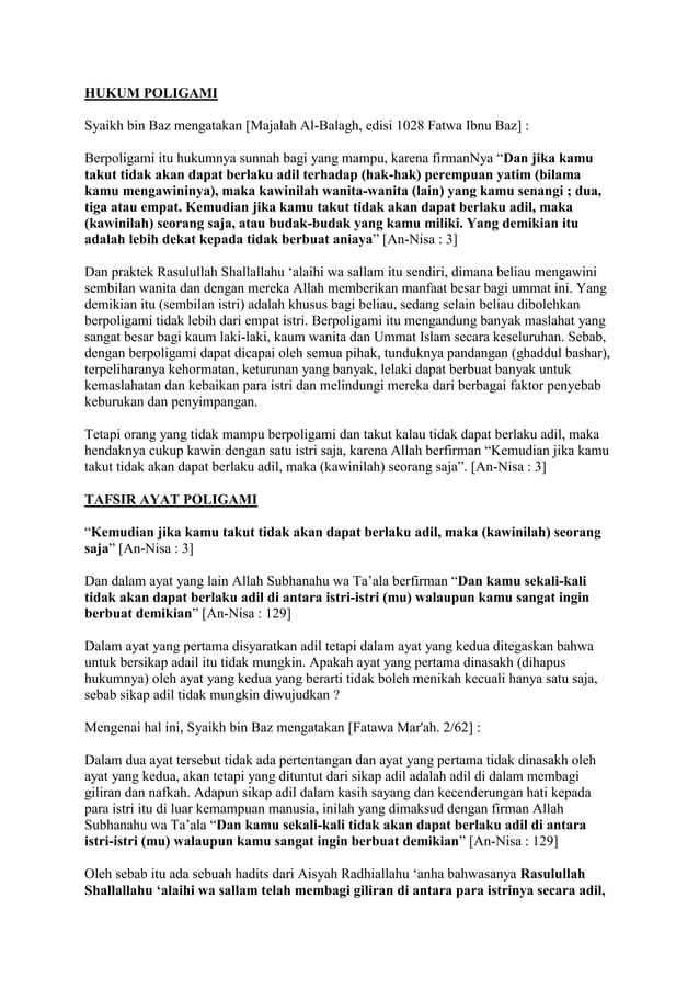 Poligami | PDF