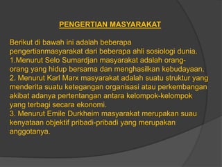 Hukum sebagai sarana pembaharuan masyarakat | PPTX