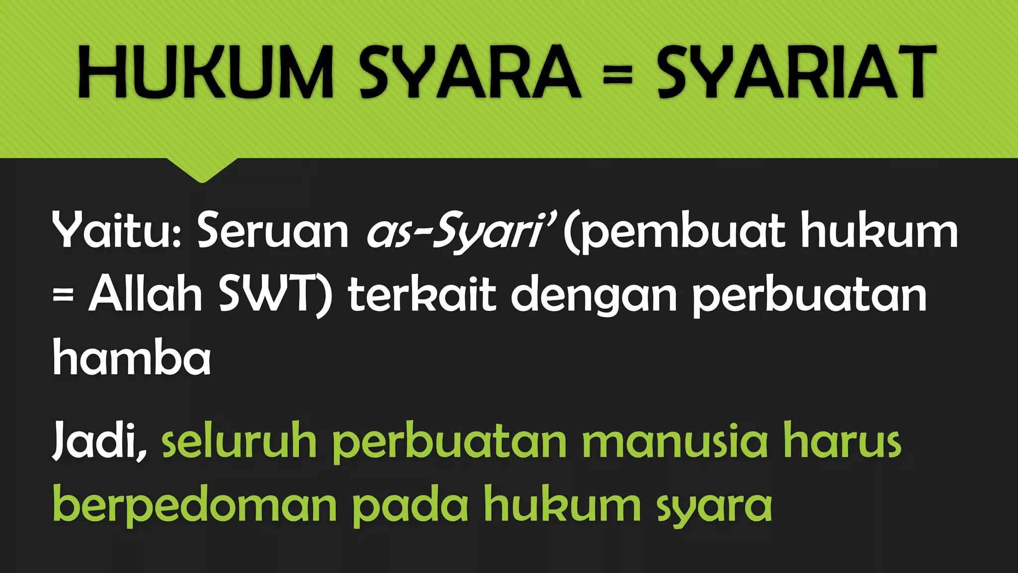 Hukum syara | PPTX