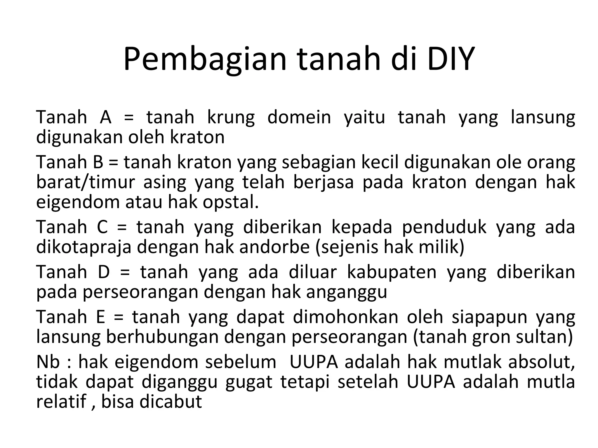 Hukum tata guna tanah | PPT