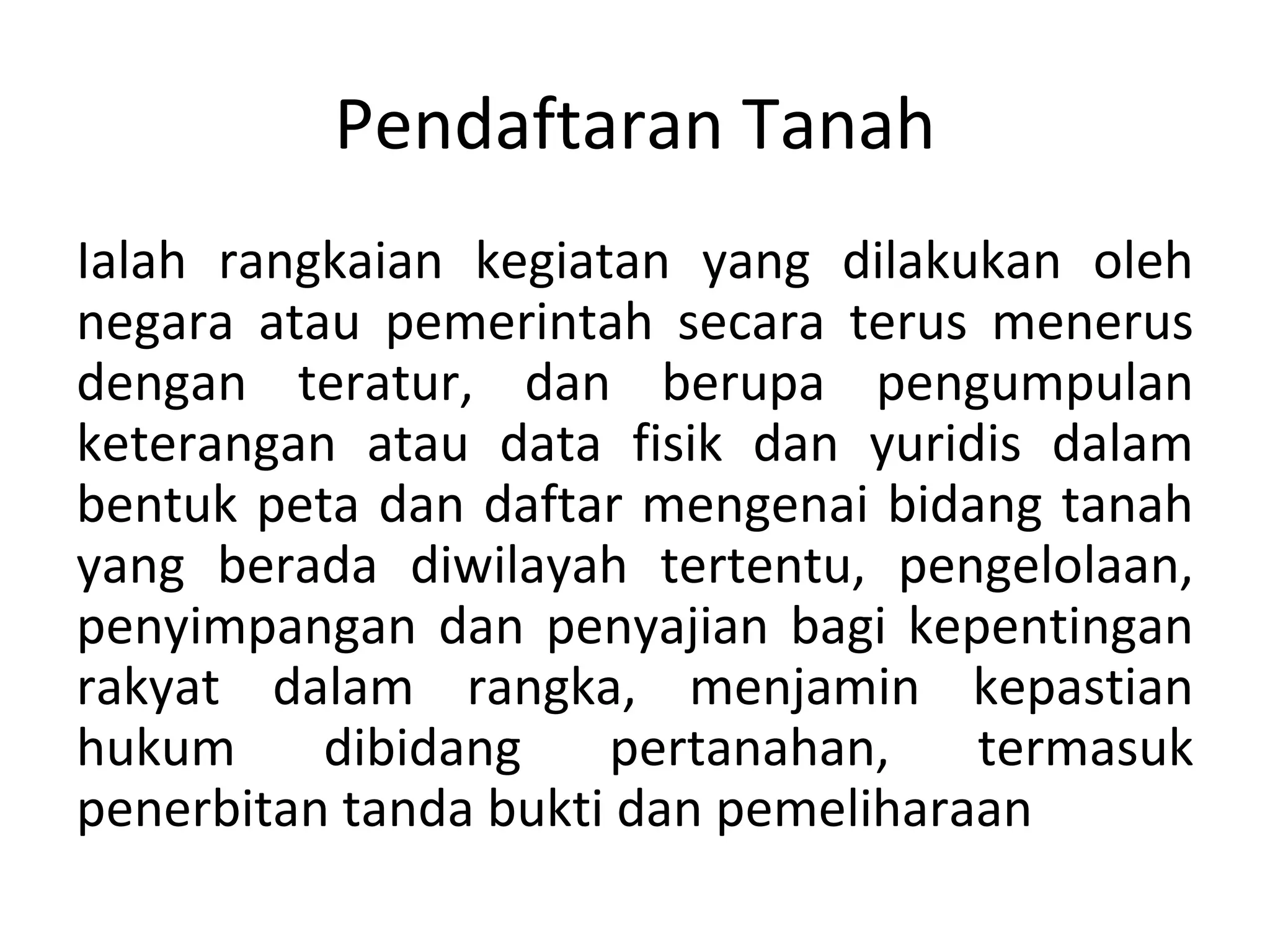 Hukum tata guna tanah | PPT