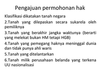 Hukum tata guna tanah | PPT