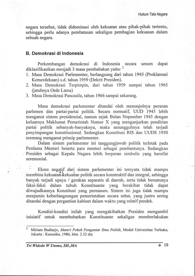 Hukum Tata Negara | PDF