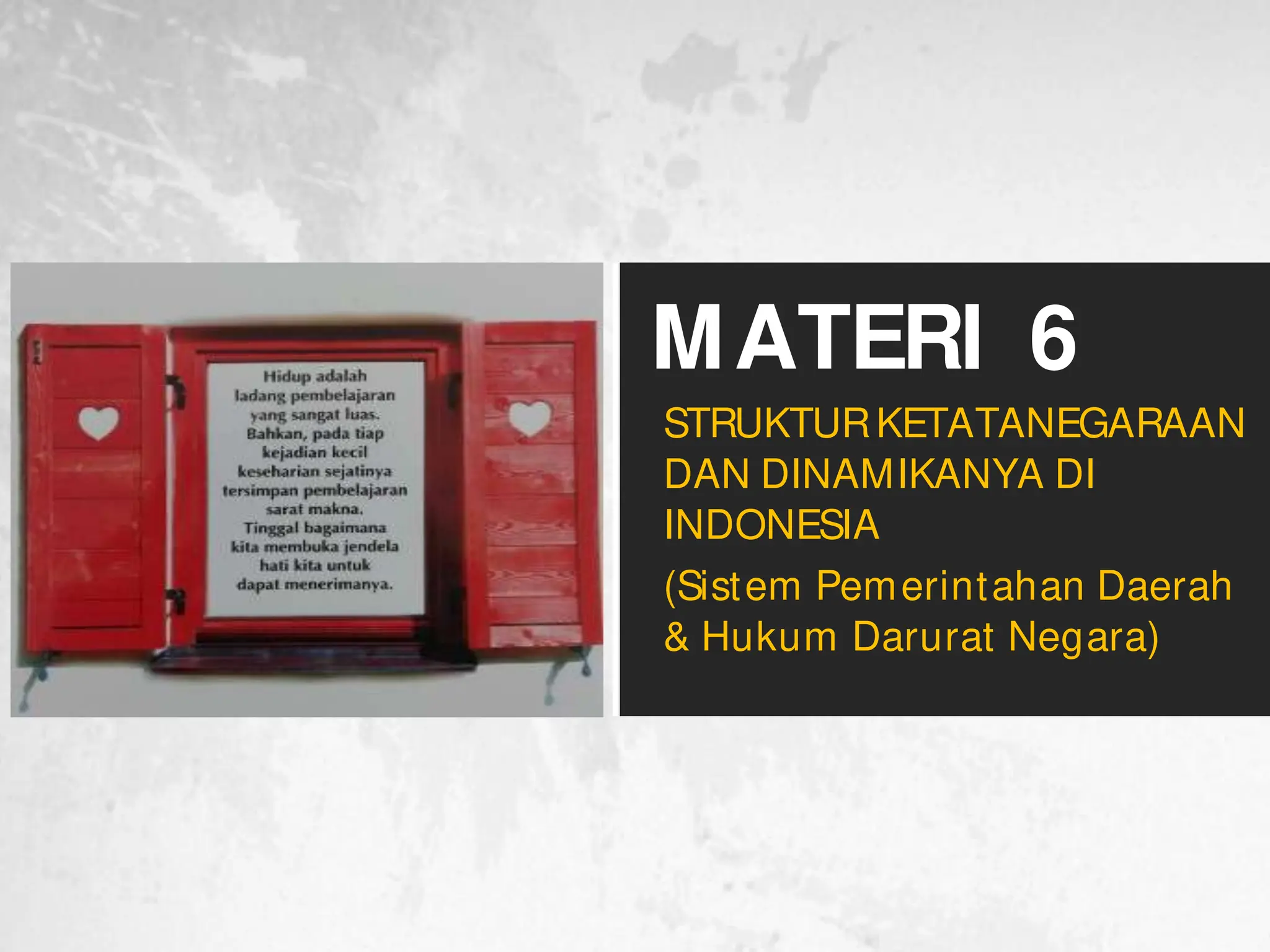 HUKUM TATA NEGARA : Prinsip Hukum Tata Negara | PDF