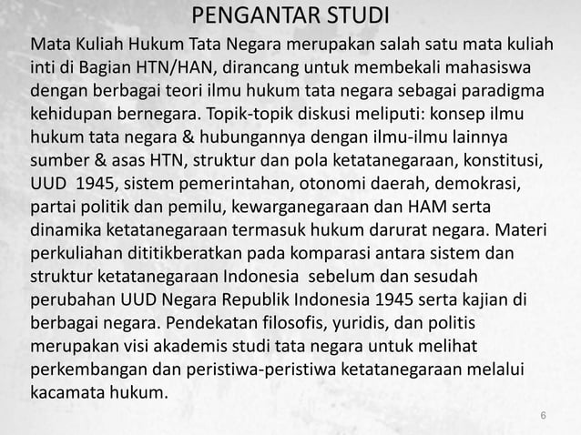 HUKUM TATA NEGARA : Prinsip Hukum Tata Negara | PDF