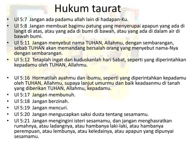 Hukum taurat | PPTX