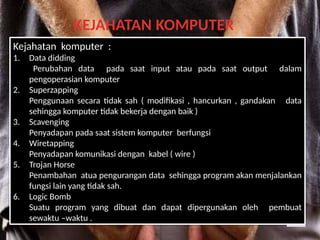 Hukum Teknologi informasi Telematika new | PPTX