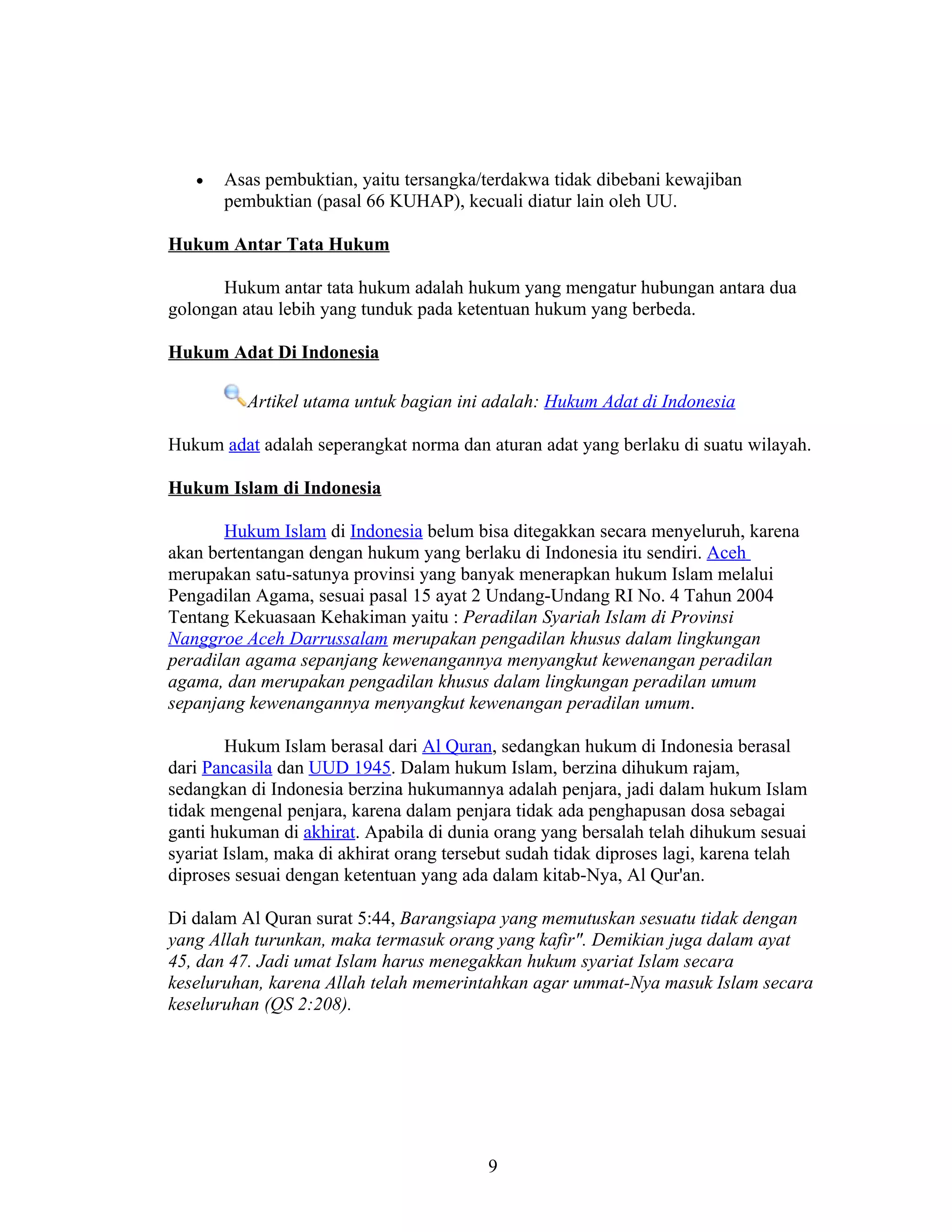 Hukum vs perangkat hukum | DOC