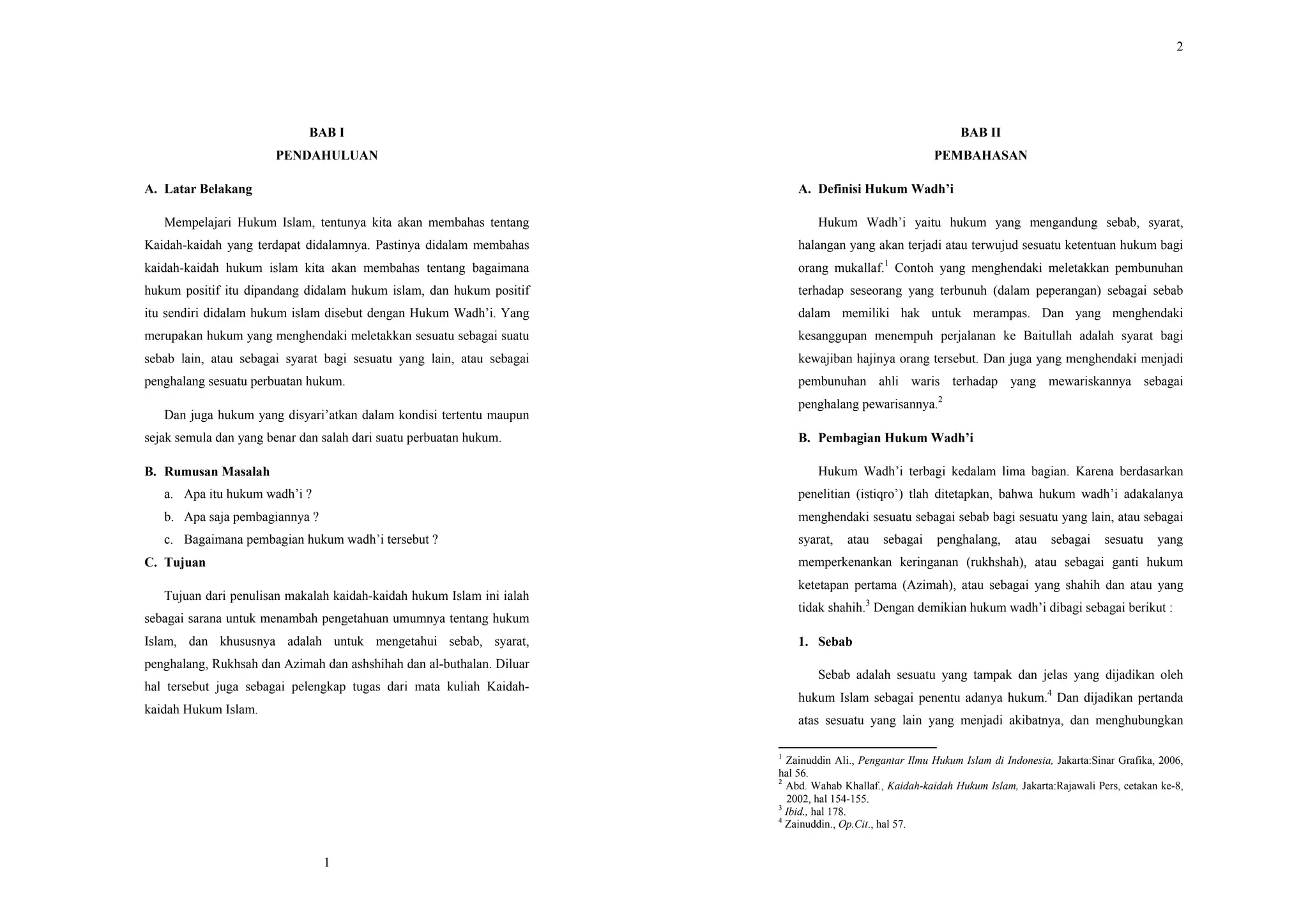 Hukum wadh'i bentuk pdf | PDF