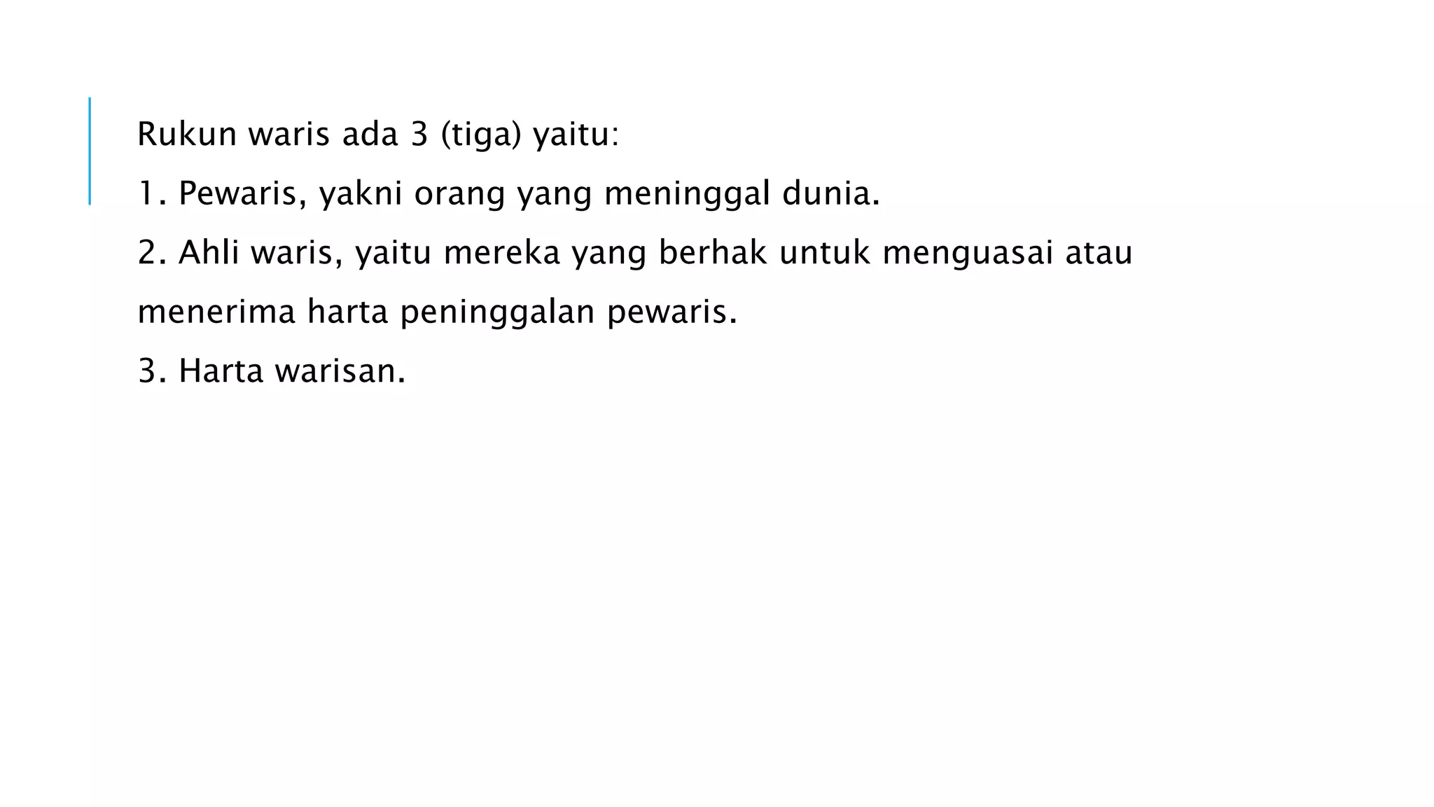 Hukum Warisan(Faraid) Dalam Islam | PPTX