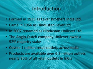 Sales and Distribution Channel of HUL | PPTX