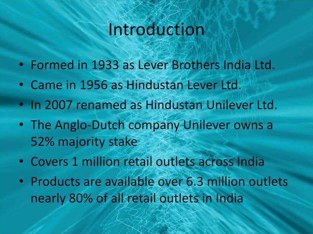 Sales and Distribution Channel of HUL | PPTX
