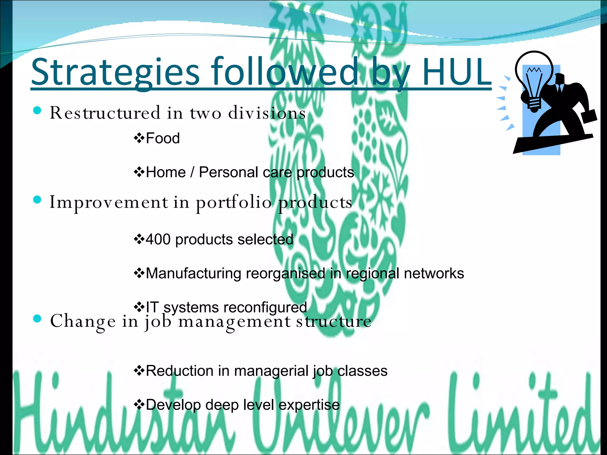 HUL company ppt | PPT
