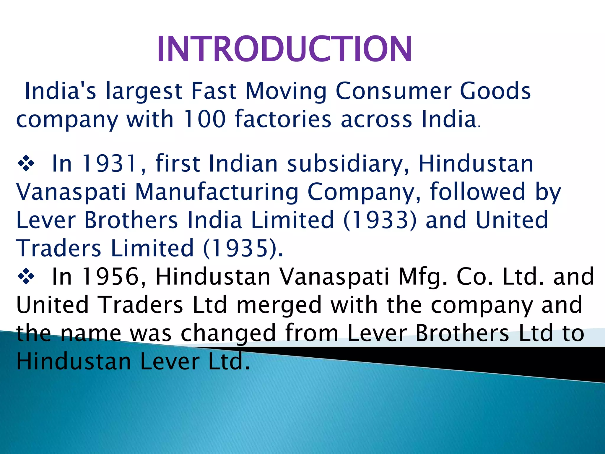 Unilever (HUL) | PPTX