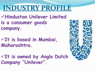 HINDUSTAN UNILEVER LIMITED (HUL) | PPTX