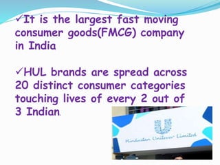 HINDUSTAN UNILEVER LIMITED (HUL) | PPTX