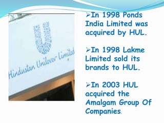 HINDUSTAN UNILEVER LIMITED (HUL) | PPTX