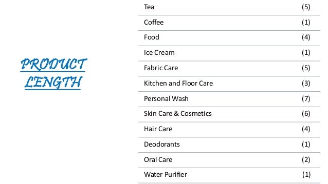 product system of HUL