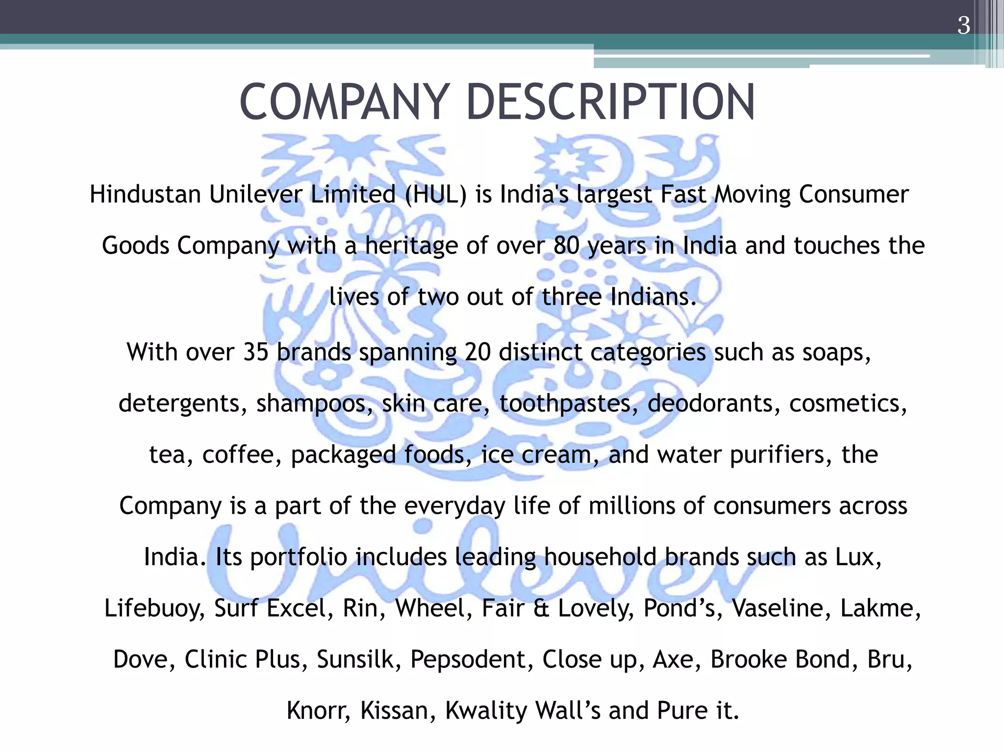 Hindustan Unilever Limited | PPTX