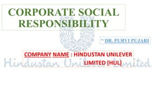 Hul CSR | PPTX