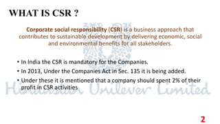 Hul CSR | PPTX