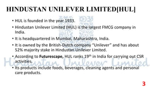 Hul CSR | PPTX