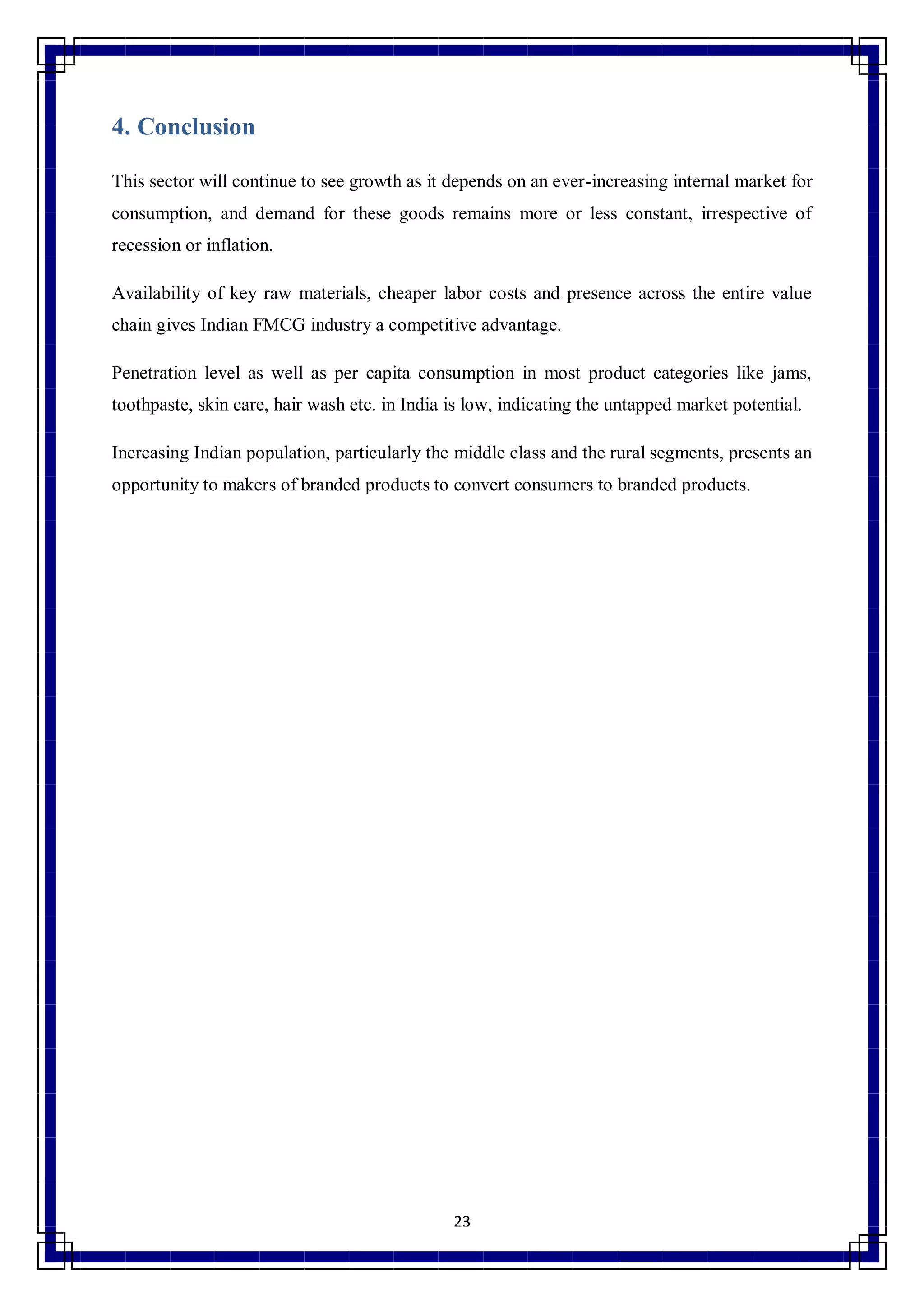 A Report On The Financial Analysis Of Hindustan Unilever Limited (HUL ...