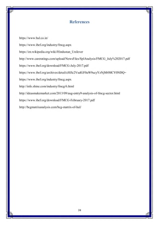 A Report On The Financial Analysis Of Hindustan Unilever Limited (HUL ...