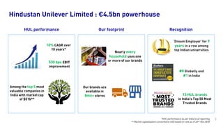 HUL-presentation how the company work on | PDF