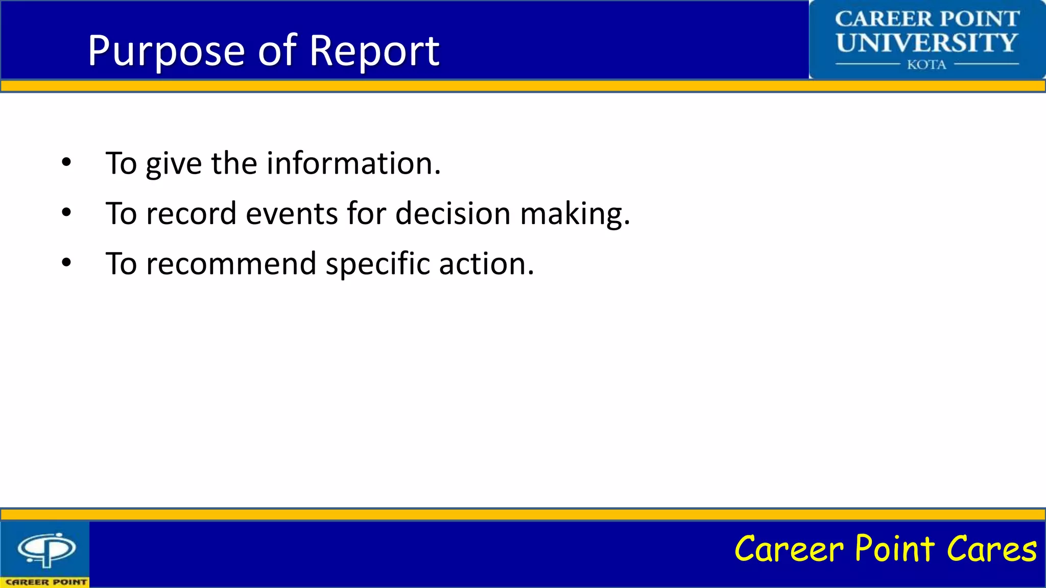 Report writing | PPTX