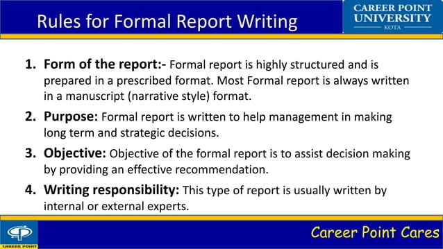 Report writing | PPTX