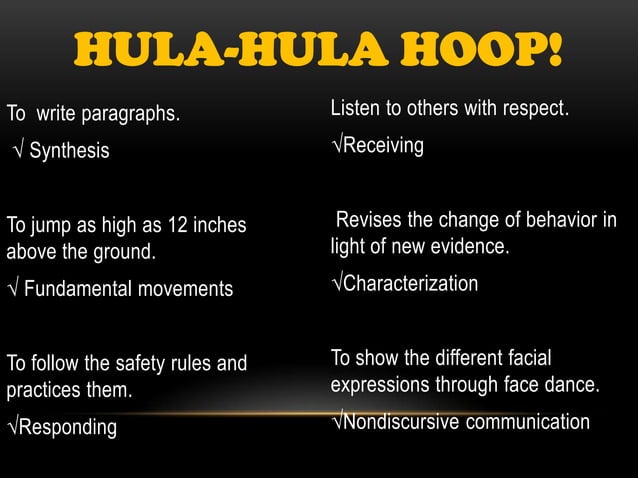 Hula hula hoop! | PPTX | Fitness and Exercise | Healthy Living