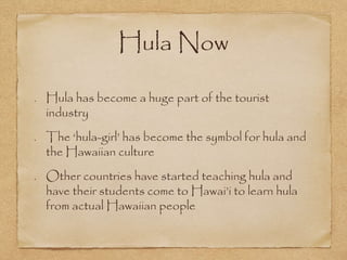 The Evolution of Hula | PPT