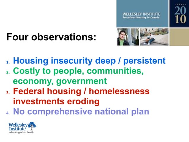 Housing Insecurity and Homelessness: What Should Be Done? | PPT