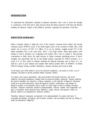 Hul financial ratio-analysis-of-hul | DOC