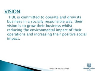 HINDUSTAN UNILIVER LIMITED | PPTX