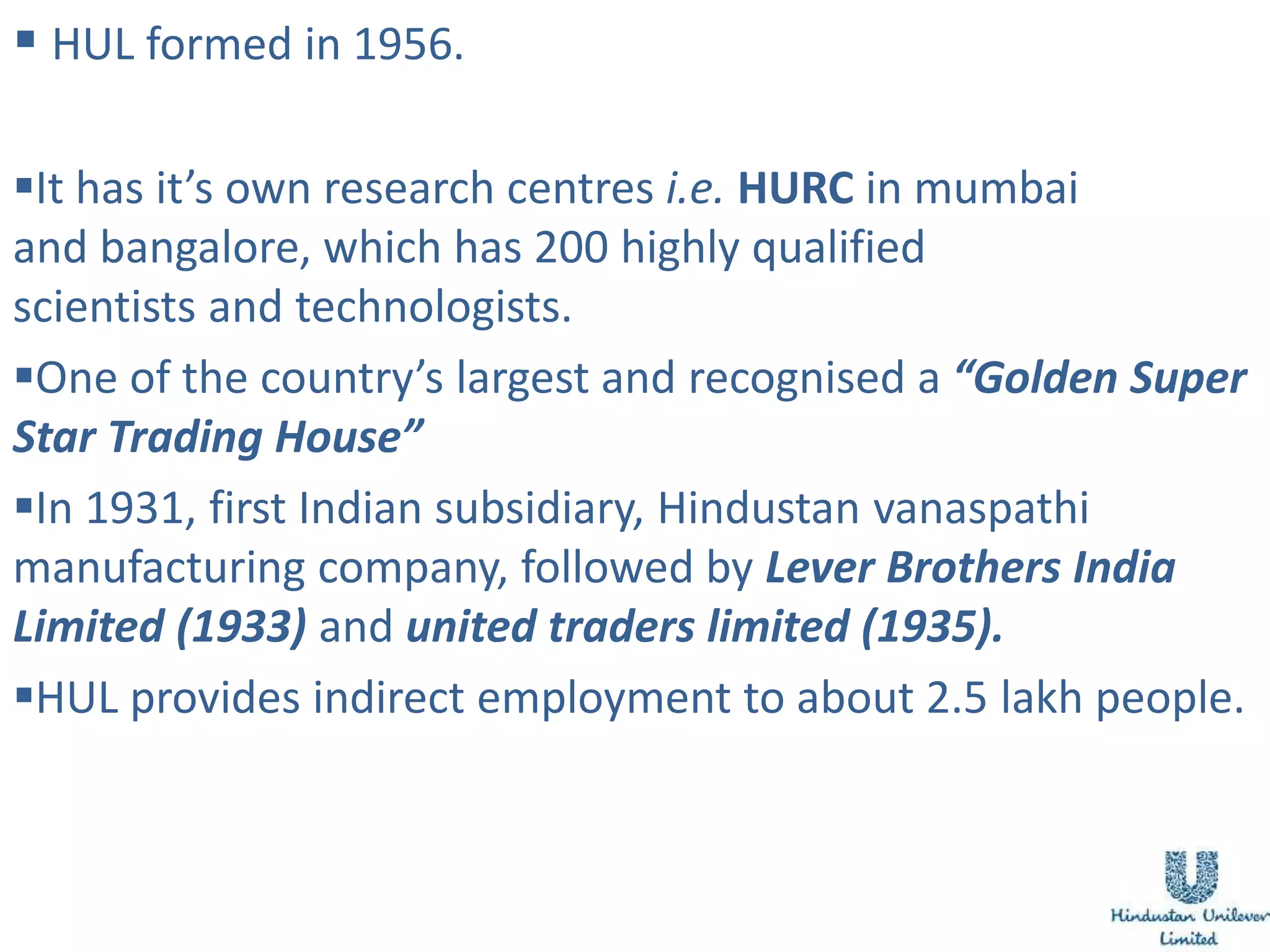 Hul introduction and history | PPTX