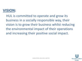 Hul introduction and history | PPTX | Business | Business and Finance