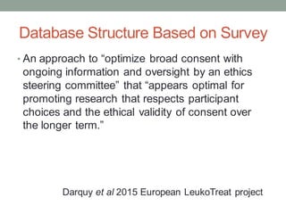 Sara Chandros Hull, "Informed Consent for Genetic Research on Rare ...
